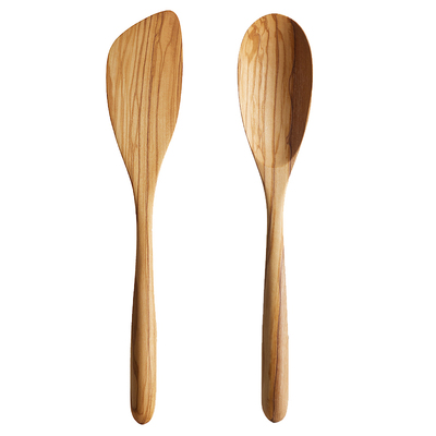 橄榄木汤勺斜铲野餐套装