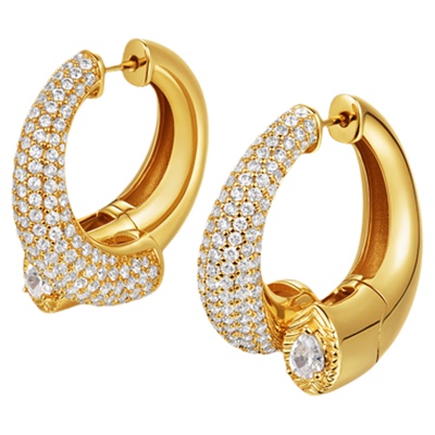 sunshifen Rainforest系列金锆石耳环耳饰几何感精致百搭送女友