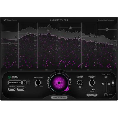 Clarity Vx Pro智能AI人声语音降噪去环境声效果器插件Win/Mac