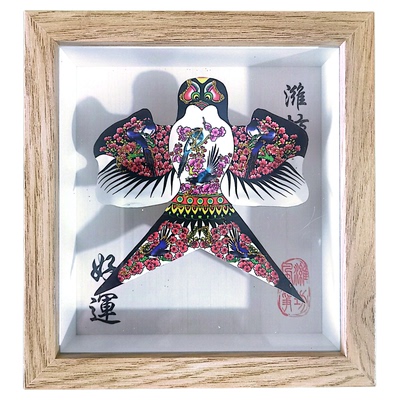 潍坊风筝摆件文创工艺品旅游纪念品送朋友伴手礼手工小纸鸢不能飞