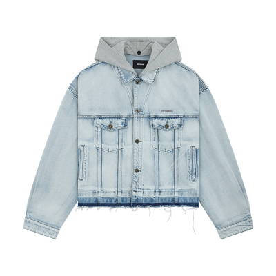 WE11DONE26春季新品牛仔飞行员夹克西部风复古时尚