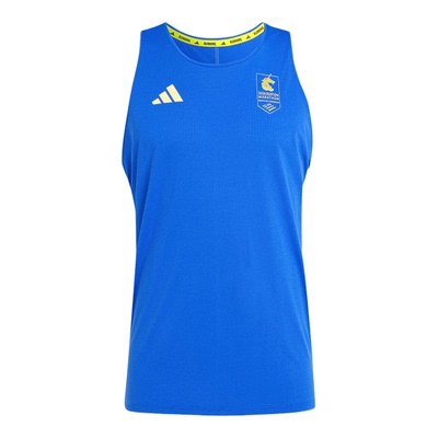 Adidas/阿迪达斯正品春季男士跑步运动经典针织透气背心T恤KE8448