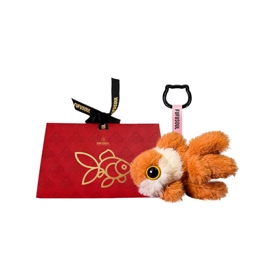 福馥有鱼金鱼毛绒车载香氛车挂