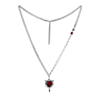 ROCK&RIDE恶魔之心项链925纯银