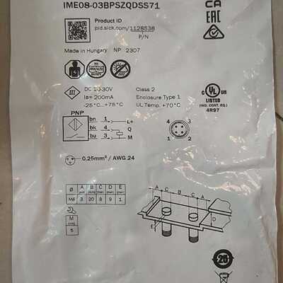 议价IME-03BPSZQDSS71西克近电开关，货号11285