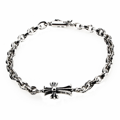 纯银复古朋克风十字架情侣