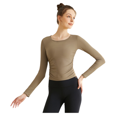 BWELL瑜伽服女秋冬款螺纹运动