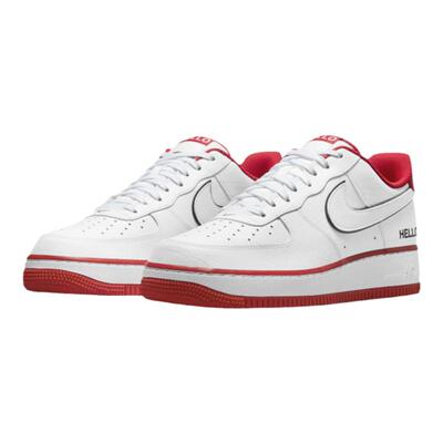 NikeAirForce1AF1黑白红板鞋