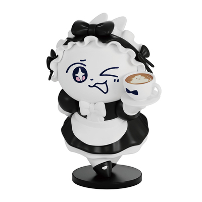 plzdot领结猫盲盒可爱抽象摆件