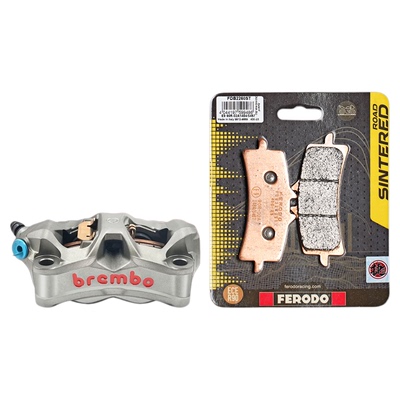 brembo布雷博stylema卡钳刹车片进口菲罗多摩托车前后刹车皮陶瓷