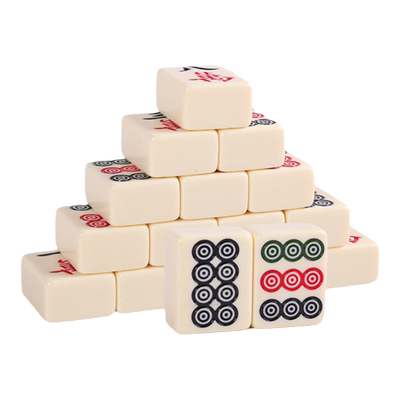 一级品家用手搓麻将牌象牙色大号