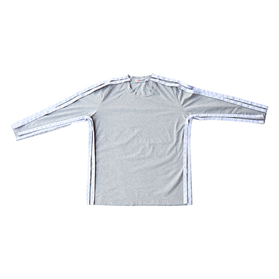 按扣款康复T恤长袖护理服