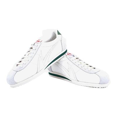 现货super复古风牛皮慢跑鞋