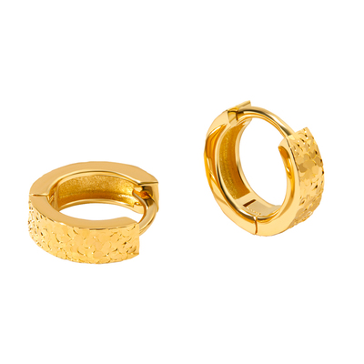 ULINE通体925纯银耳圈银耳环耳扣