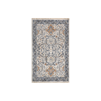 土耳其进口美式复古风法式床边毯