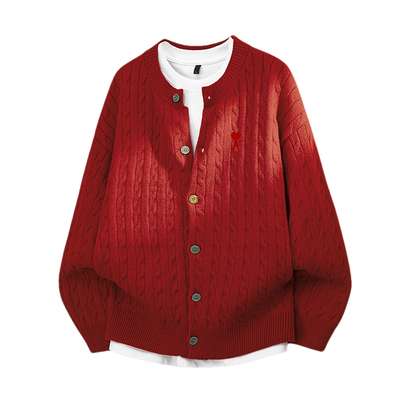 【官网现货】开衫针织毛衣情侣款