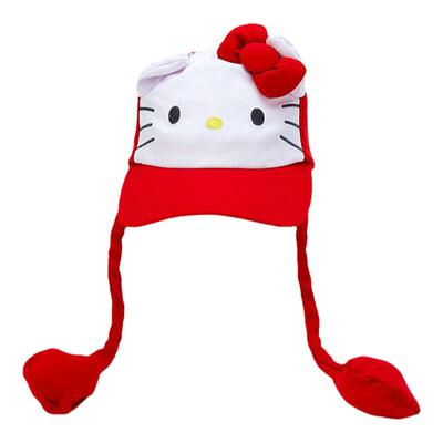 三丽鸥库洛米拍耳鸭嘴帽太阳帽子