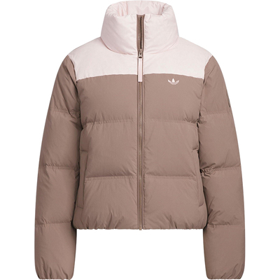 Adidas/阿迪达斯正品冬季女士运动经典拉链保暖面包羽绒服KC2660