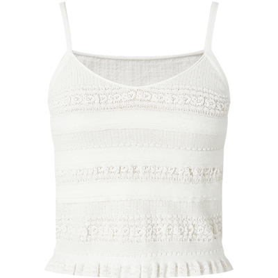 摩萨克层叠感浮雕感背心