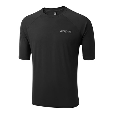 Adidas/阿迪达斯正品圆领T恤男吸汗速干简约经典休闲短袖KQ5302