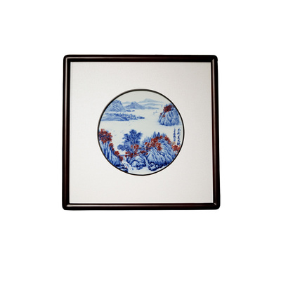 黄云鹏老师亲工瓷板画工艺品收藏