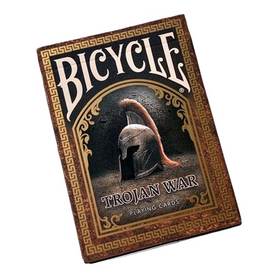 汇奇花切单车扑克牌特洛伊之战