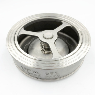 不锈钢对夹止回阀H71单向阀1寸