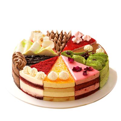 CAKEBOSS十全食美十拼慕斯多口味聚会下午茶蛋糕甜品全国配送