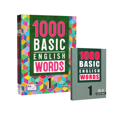 1000词原版进口essential english words basic core小学初高中常见词英语单词词典剑桥雅思核心词汇大全