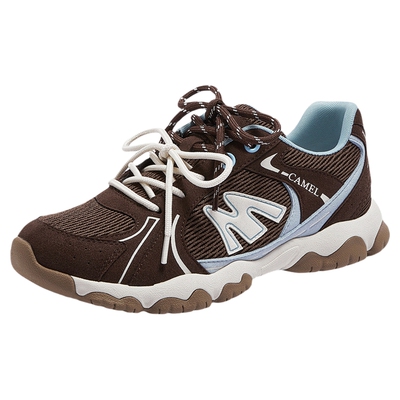 【李柯以同款】骆驼户外鞋轻云德训鞋女2026夏季新款平底休闲鞋女