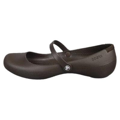 crocs女鞋凉鞋平底耐磨纯色系带