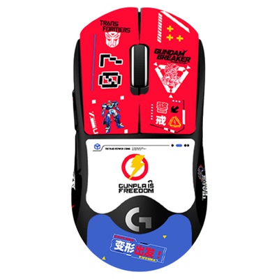 适用于罗技GPW1/2/3/4代狗屁王小狗朱雀鹰眼防滑贴高达马里奥耿鬼