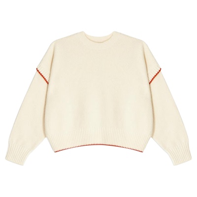 LOWRYS FARM毛衣女2025冬季新款含棉拼接假两件长袖上衣452238