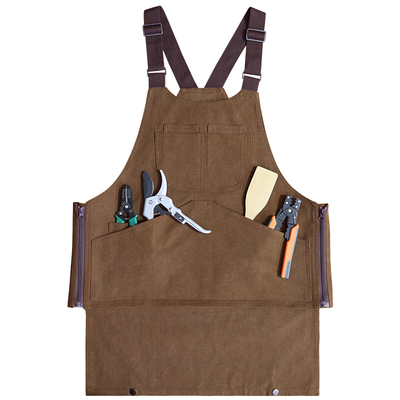 2026新款马夹式厚帆布工作服围裙