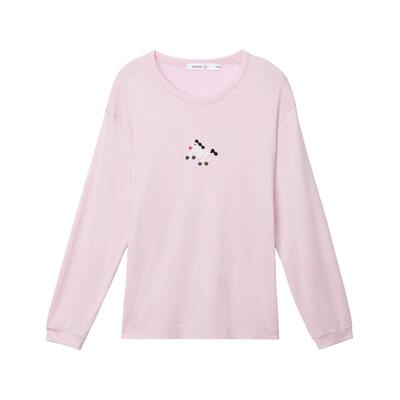 ZUCZUG没事儿羊毛针织布长袖T恤