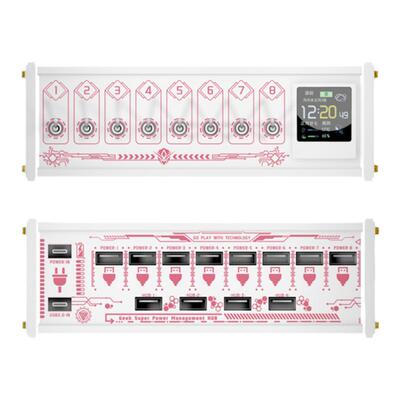 GOPLAY区块化USB排插独立控制供电开关扩展器桌面摆件拓展坞礼物