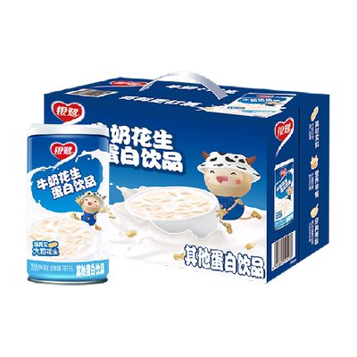银鹭蛋白饮品牛奶花生