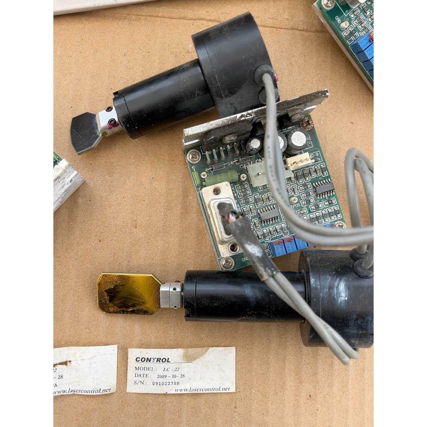 议价光电激光器件激光打标机振镜LC22有两套价格私聊可维修