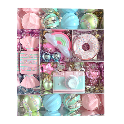 圣诞节雪花装饰品挂件圣诞球糖果