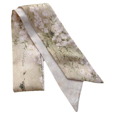 长条邦包小丝巾缠绕系包手柄领巾