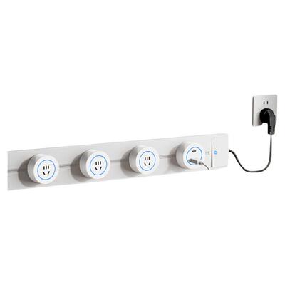 【明装家用可移动轨道插座】