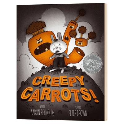 胡萝卜怪 英文原版 精装绘本 Creepy Carrots! 2013年凯迪克银奖 英文版 进口英语书籍儿童外文书