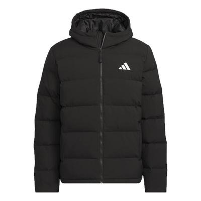 阿迪达斯男装2025冬季新款保暖连帽羽绒服休闲防风夹克外套KF4400