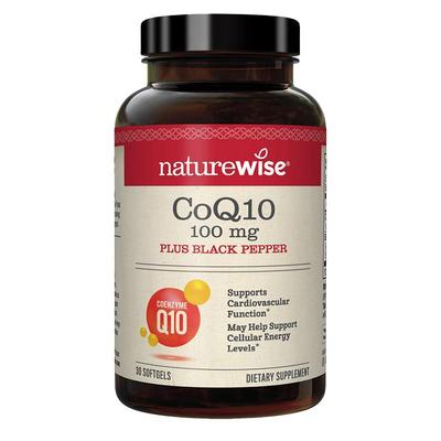 Naturewise辅酶Q10保护心脏备孕coq10美国原装进口软胶囊30粒