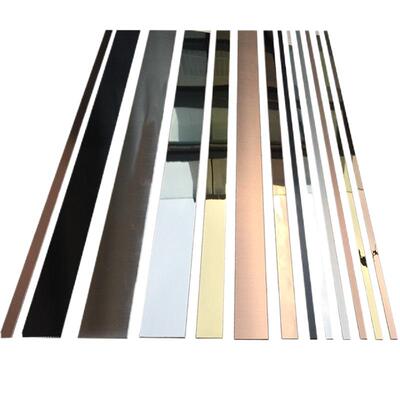 不锈钢踢脚线自粘装饰条