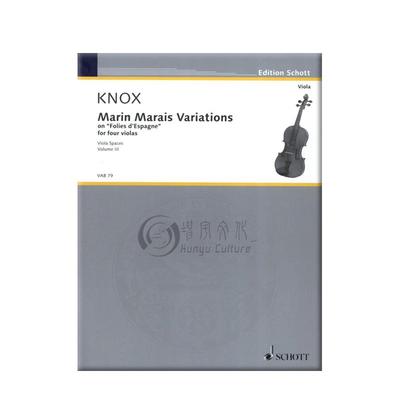 诺克斯变奏曲三四把中提琴