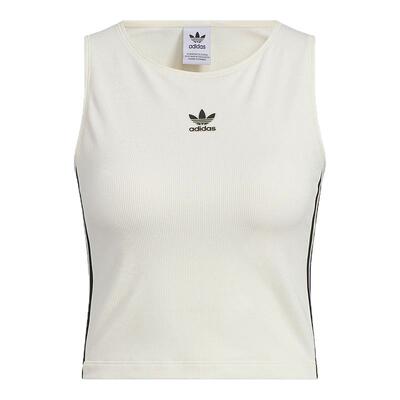 adidas阿迪达斯三叶草自带胸垫内衣春女健身无袖背心KB6418