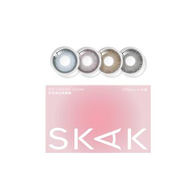 SKAK韩国进口美瞳半年抛小直径淡妆学生隐形眼镜女官网正品旗舰店