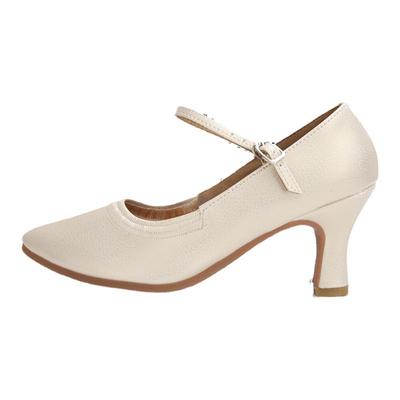 交际女士成人摩登舞鞋软底中高跟国标舞软面交谊舞狐步跳舞鞋室外