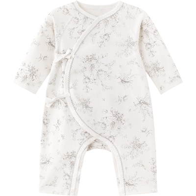 英氏连身衣四季男女宝长袖纯棉